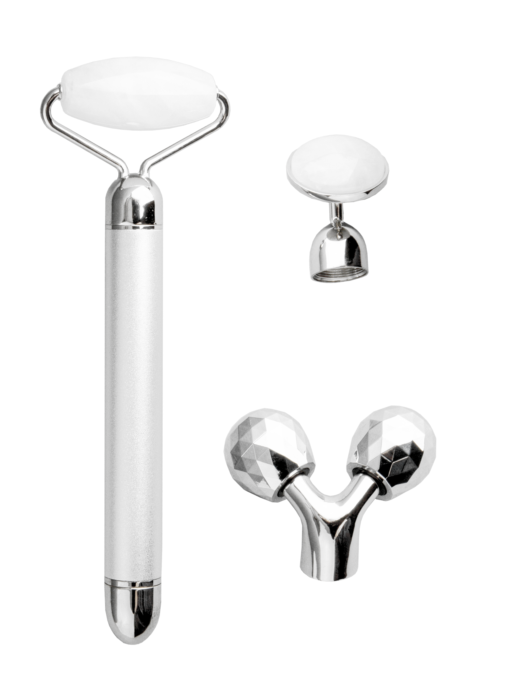 White Device Retail $190 - multi-angular, double-headed lymphatic vibr