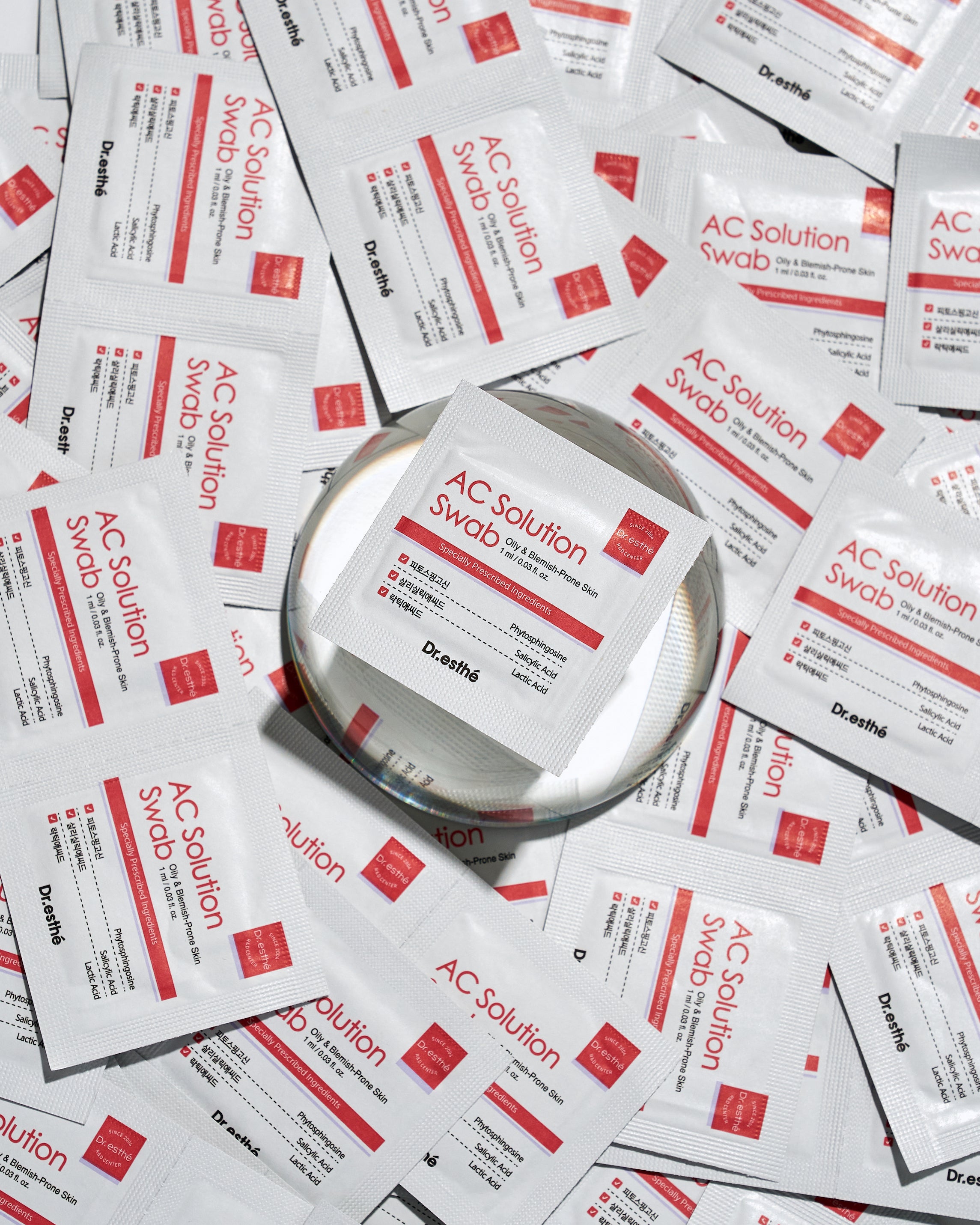 AC Solution Swab 100/Box Retail $55 - #1 Best-Selling Acne Care in Kor