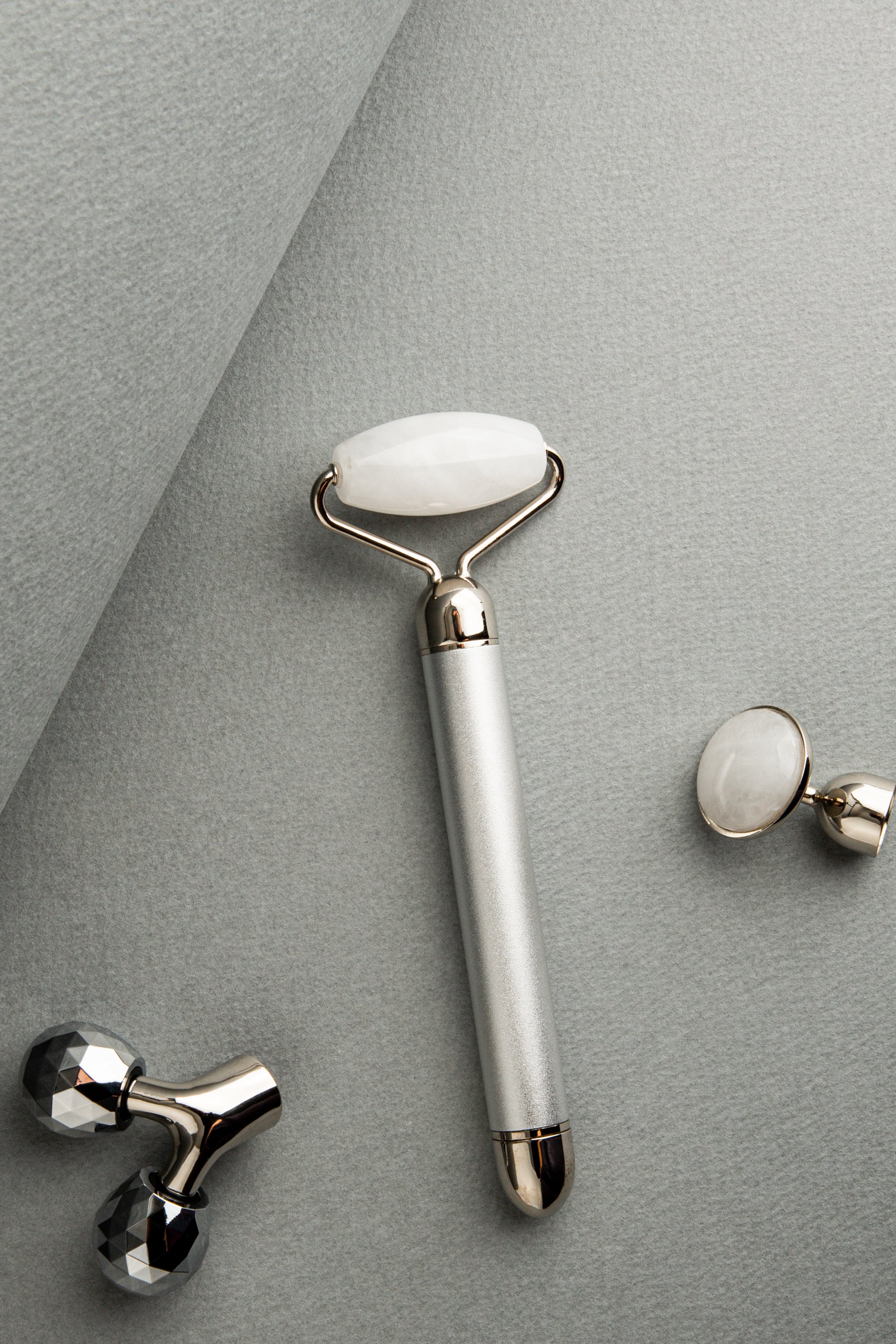 White Device Retail $190 - multi-angular, double-headed lymphatic vibr