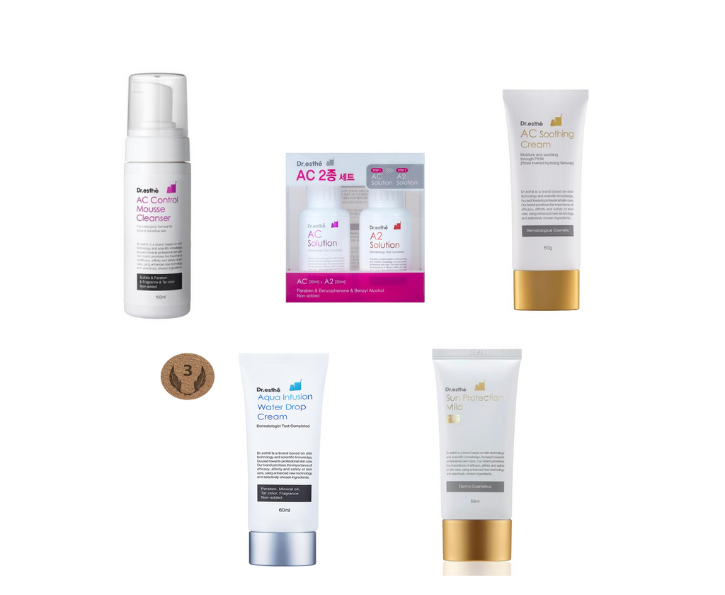 Dr. Esthe Daily Acne Kit Retail $246