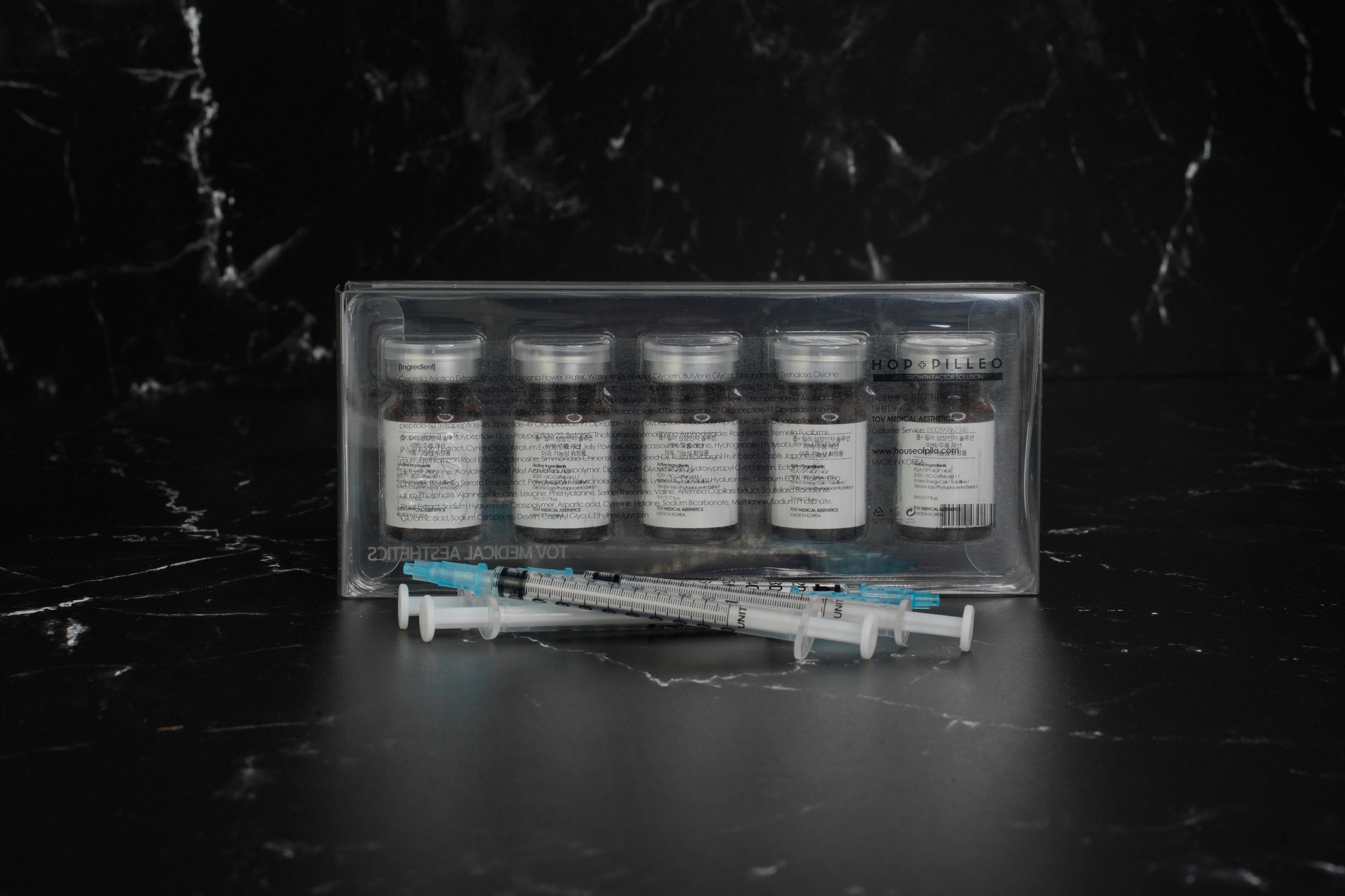 HOUSE OF PLLA® HOP+ Pilleo Growth Factor Solution (Box/5mL x 5 Vials)
