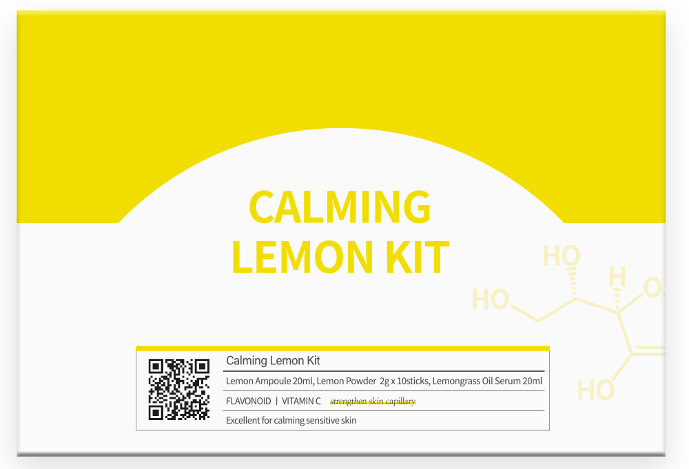 (STARTER KIT) Calming Lemon Kit (Box/10 Treatments) - Brightening Lemo