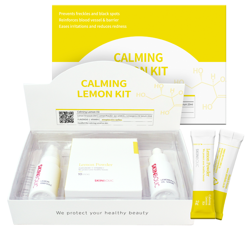 (STARTER KIT) Calming Lemon Kit (Box/10 Treatments) - Brightening Lemo